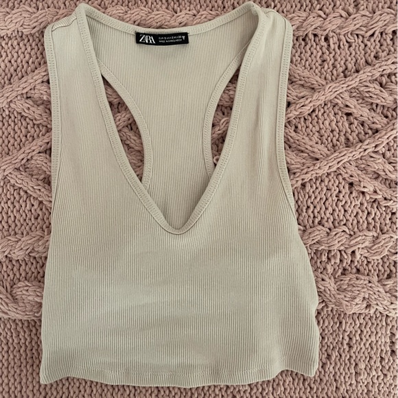 Zara | Tops | Zara Cream Tank Top | Poshmark